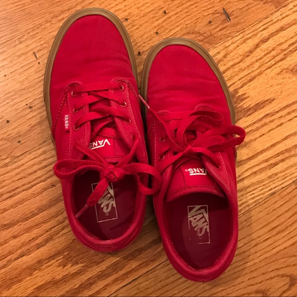 Vans | Shoes | Vans Youth Sneaker Red | Poshmark